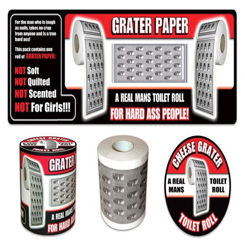 Cheese Grater Toilet Roll - Gadgets, Gifts and Games
